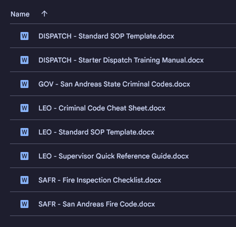 Hoofprint Modifications · 🔥 Sonoran CAD Roleplay Document Starter Pack 🔥