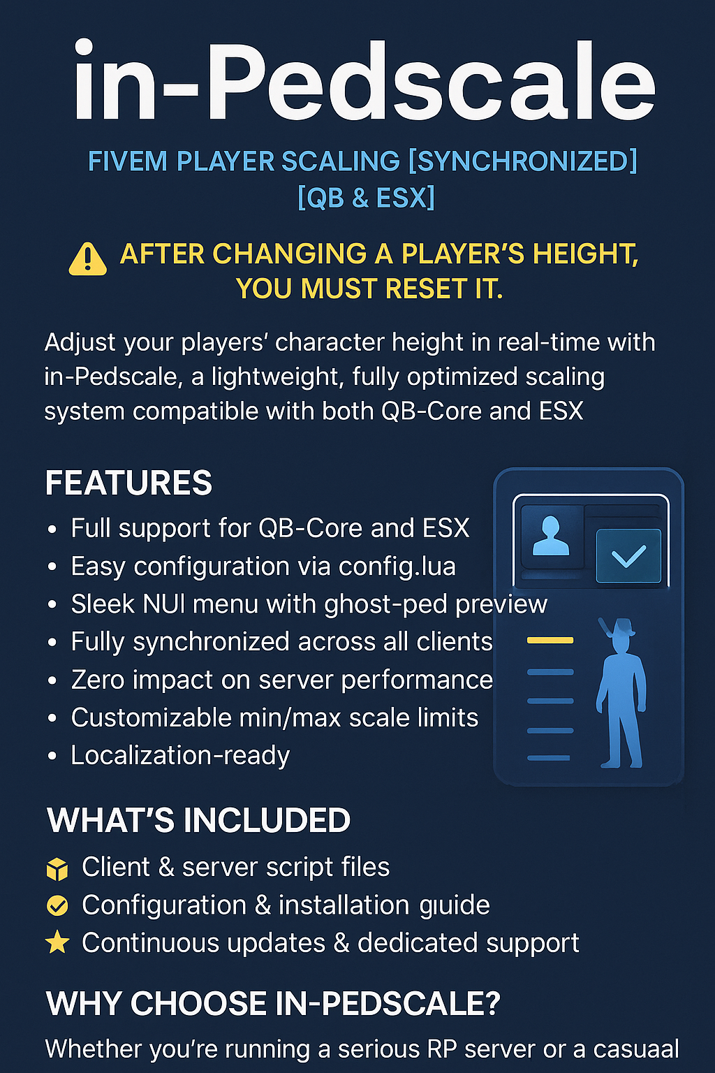 inGain Dev | in-PedScale | FiveM Store