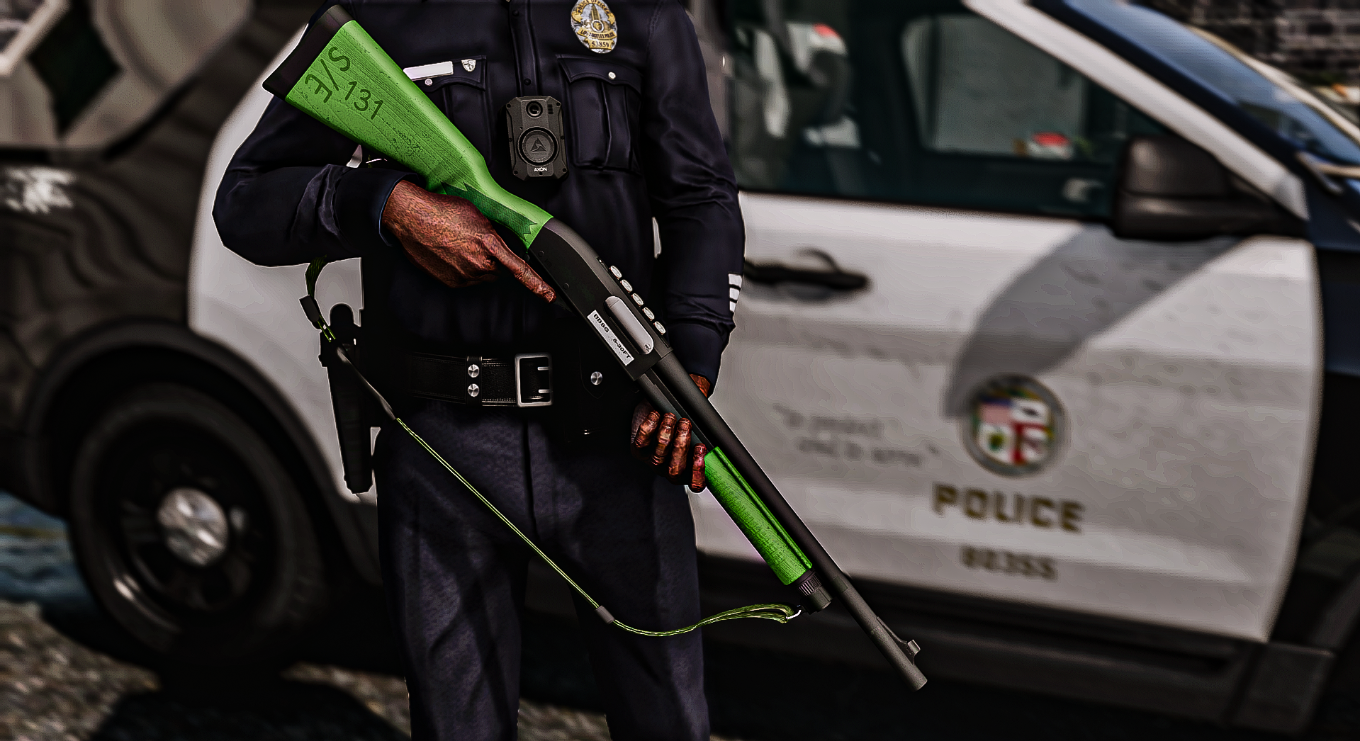El3ttric Models · LAPD Remington 870 BeanBag Shotgun - El3ttric Models