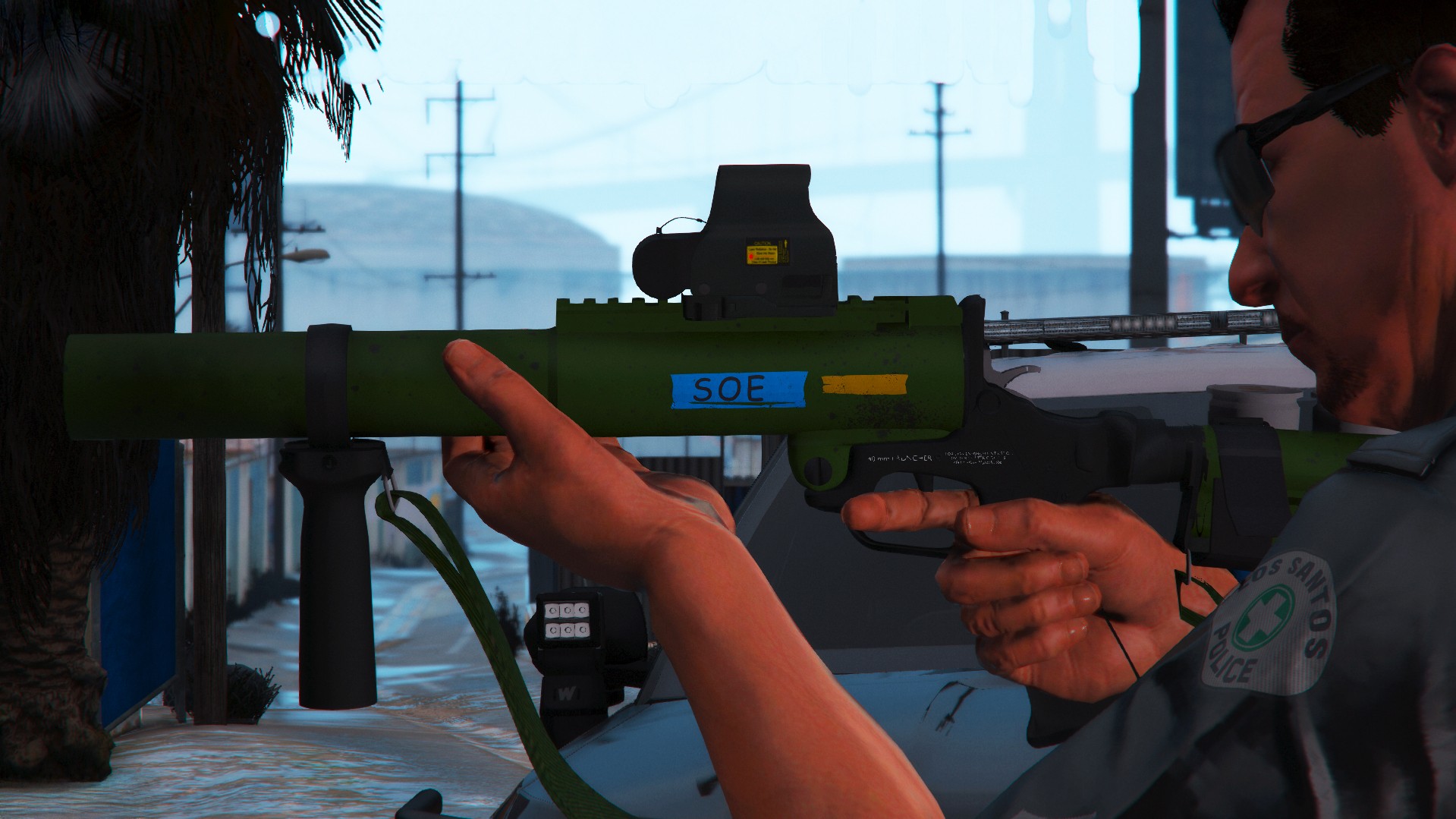 El3ttric Models · LAPD 40MM LESS LETHAL LAUNCHER V-2.0 (2 Colors Version)