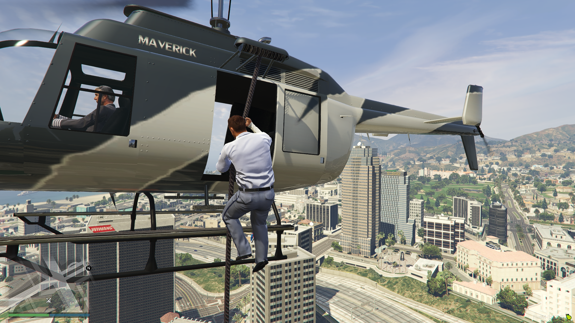 GLiTcH2 · Solo Helicopter Rappel
