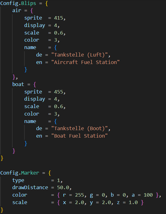 lvScripts · Gasstation for helicopter - planes - boats