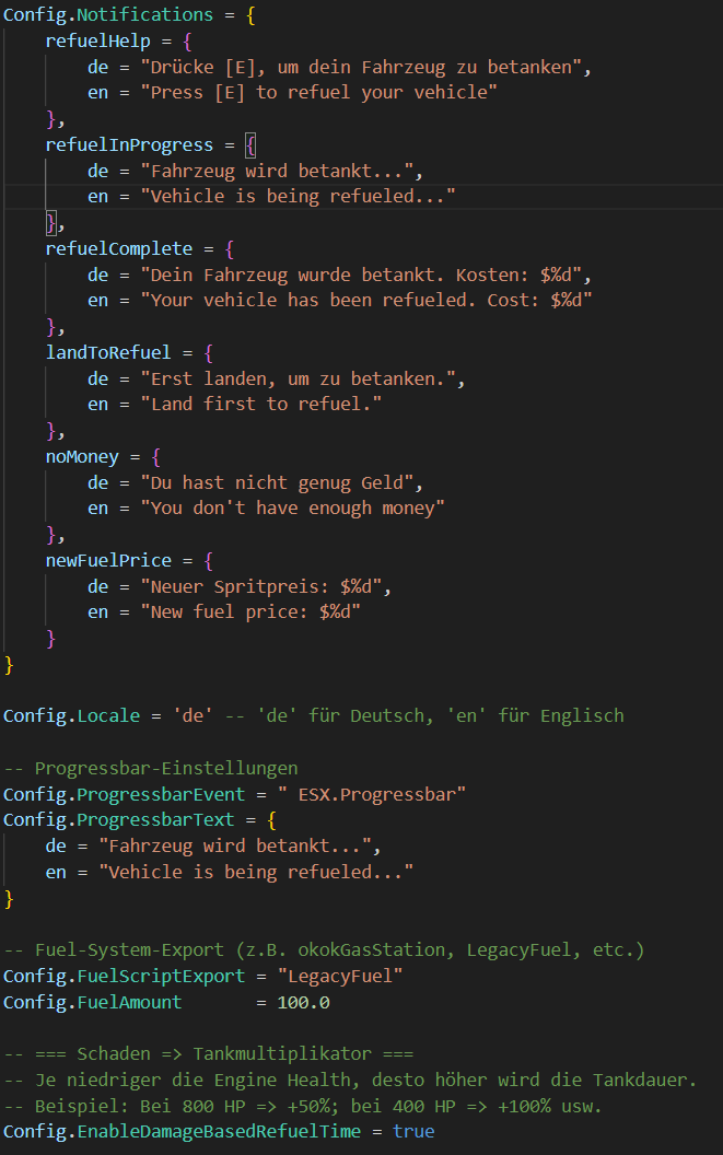 lvScripts · Gasstation for helicopter - planes - boats