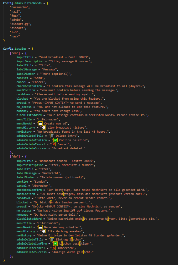 illu Development · Lifeinvader Ads