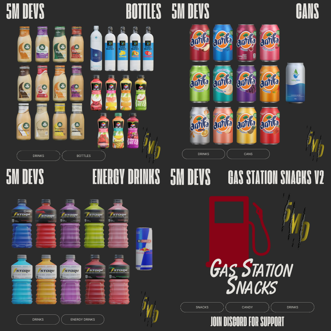 MadeByLex · Gas Station V2 Usable Items - QB - 5M Devs by Lex420