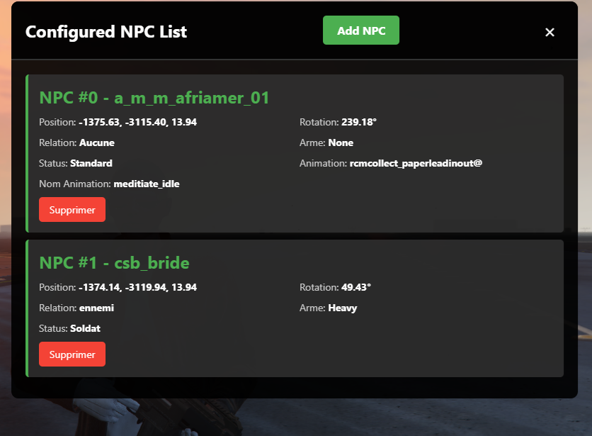 PAID - The Spawn Npc synchronized (QB) | VAG - Premium FiveM scripts, FiveM mods, and FiveM leaks