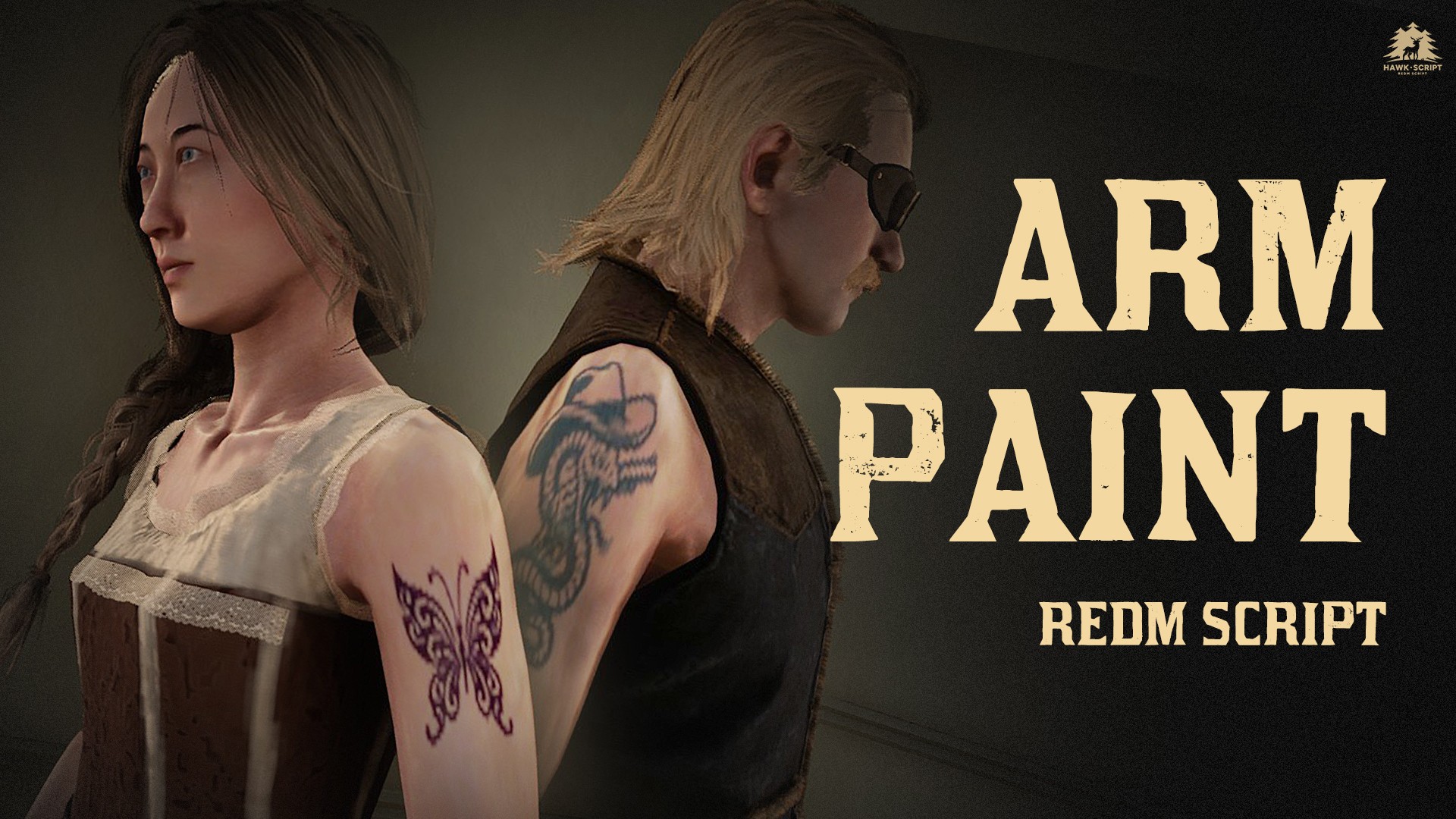 HAWK-SCRIPT · HAWK ARM PAINT