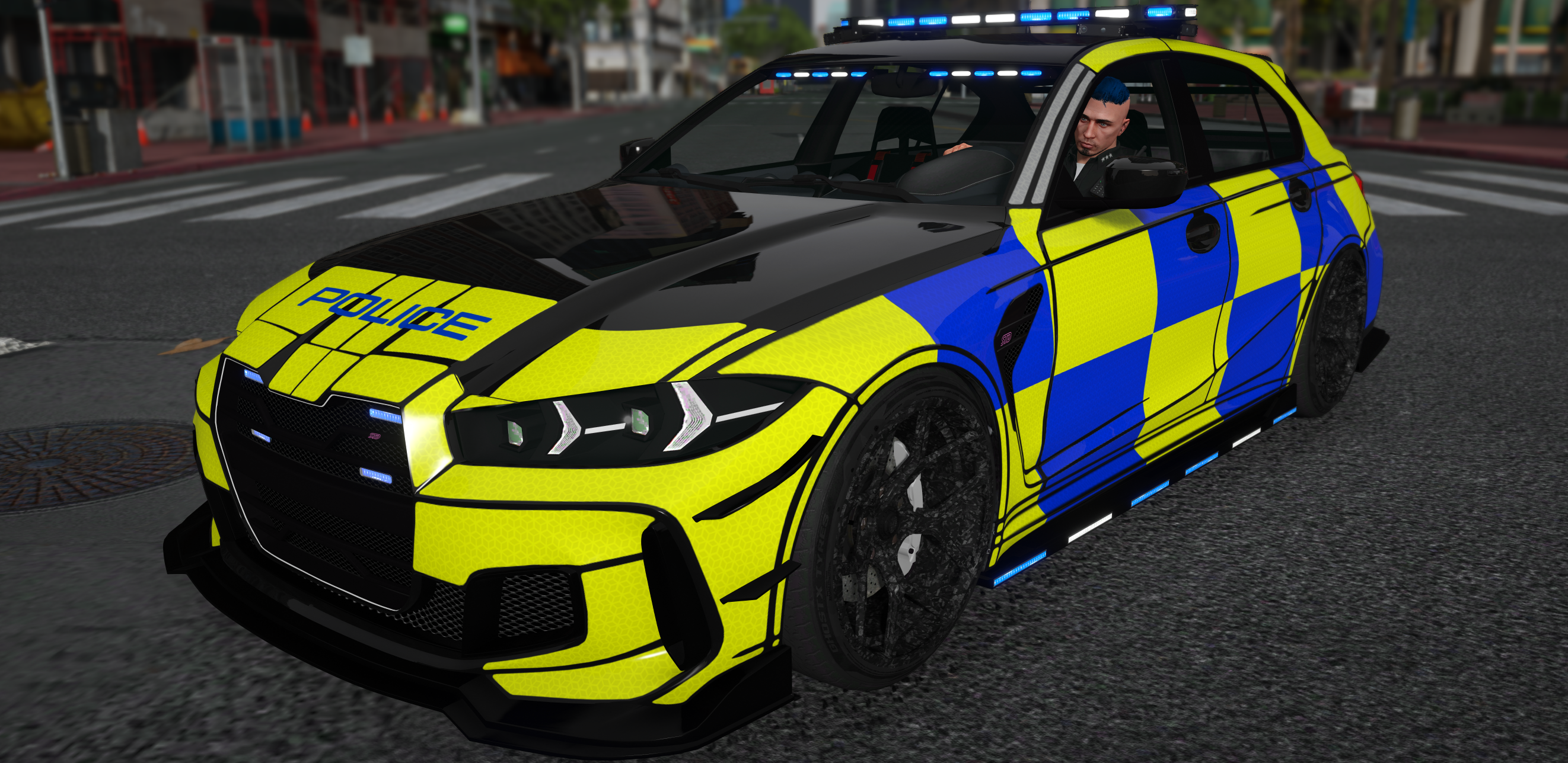 Sentinel Max Hatchback Police - Els | FiveM Police Car | Ghost X