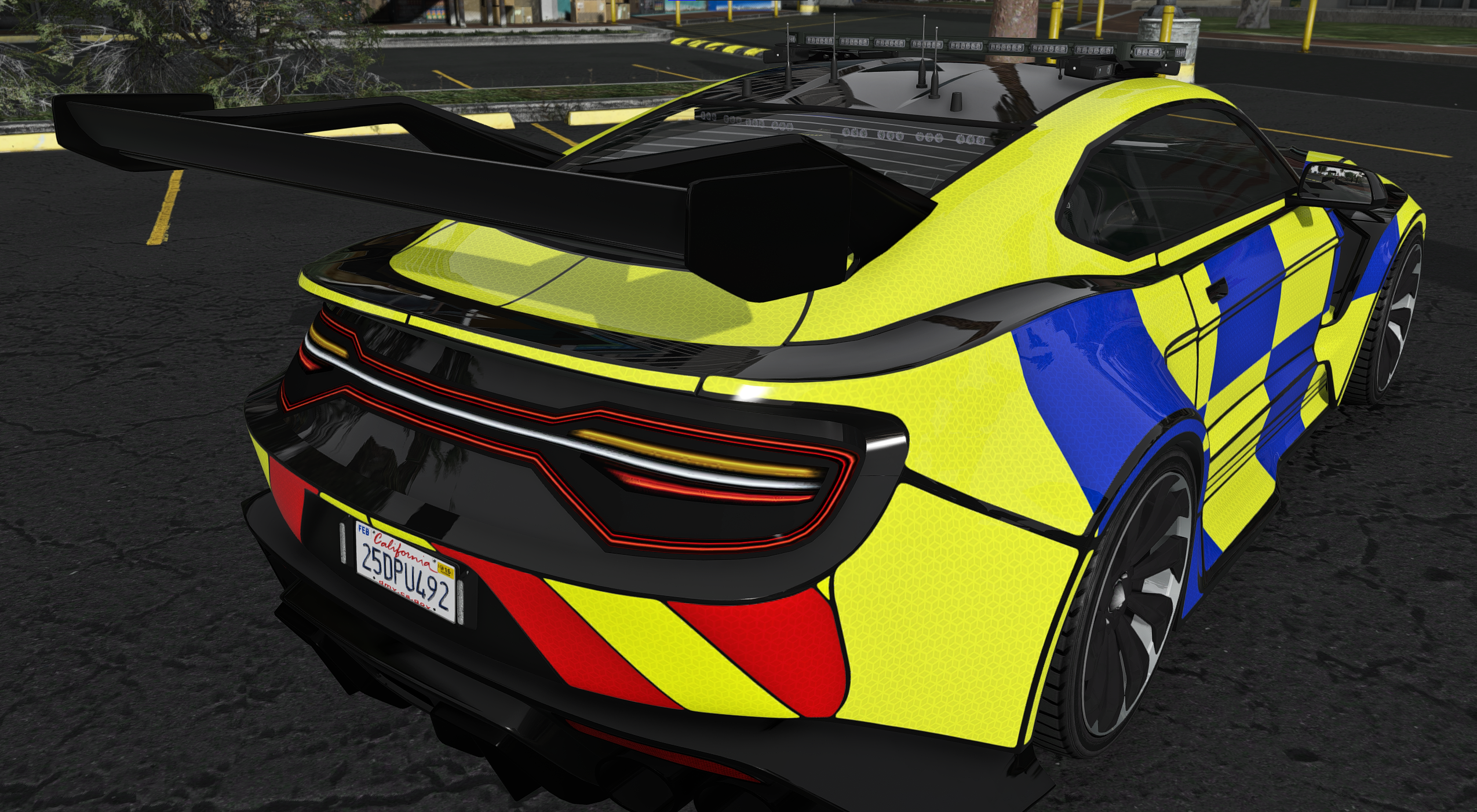 Dominator Hunter Police Marked ELS | FiveM Police Car | Ghost X Dev