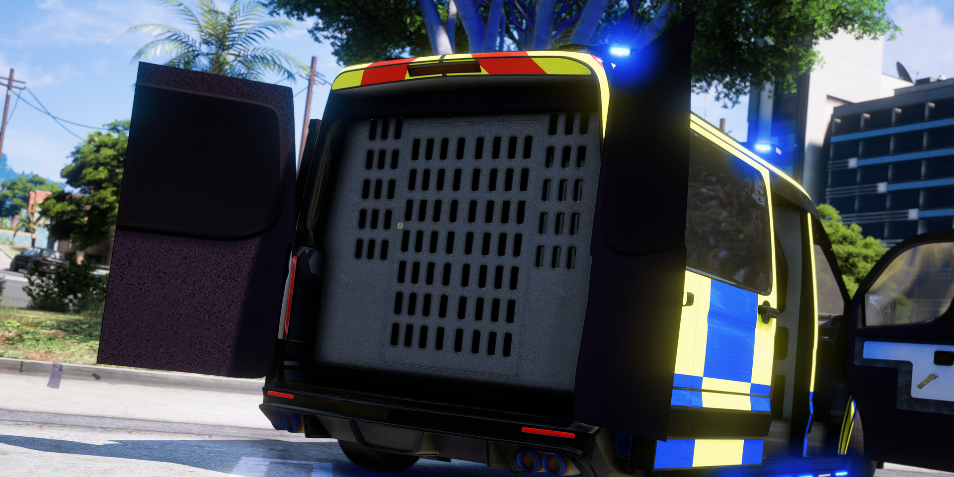 Bravado Blackline Police Transport Van - Els | FiveM Police Car