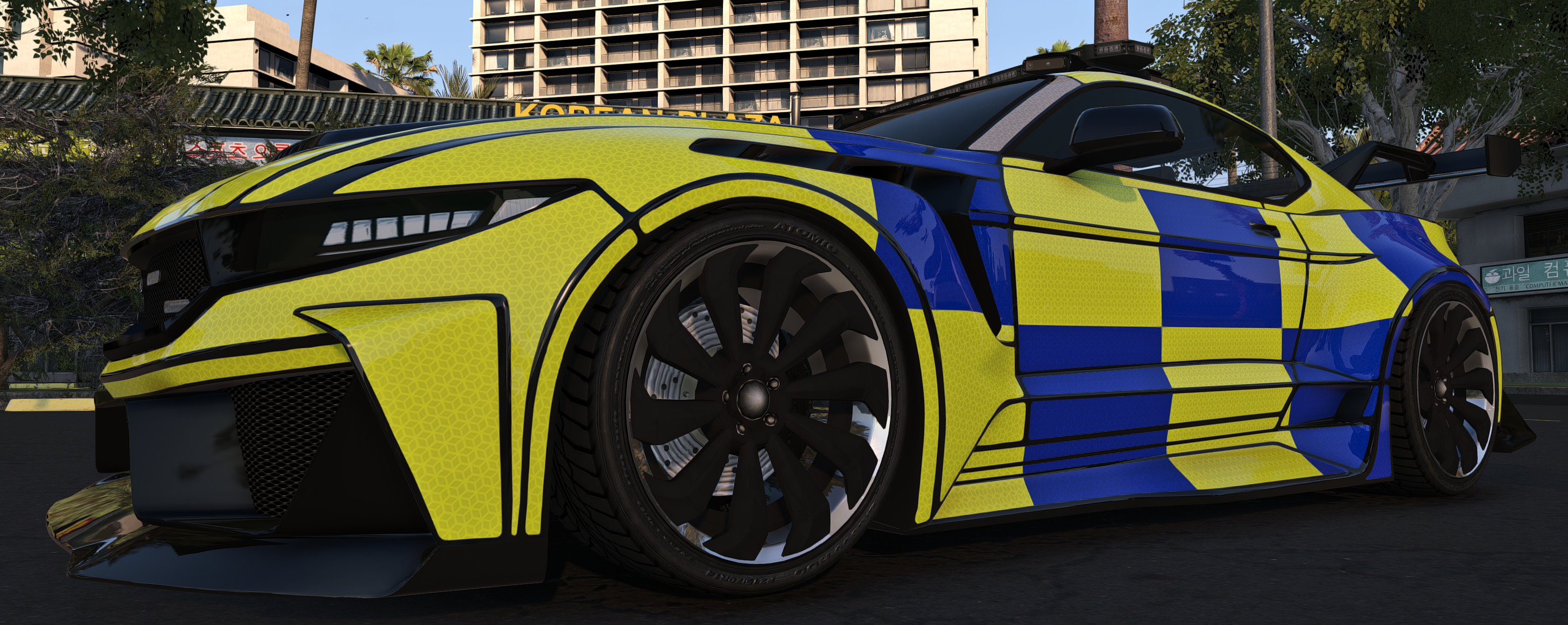Dominator Hunter Police Marked ELS | FiveM Police Car | Ghost X Dev