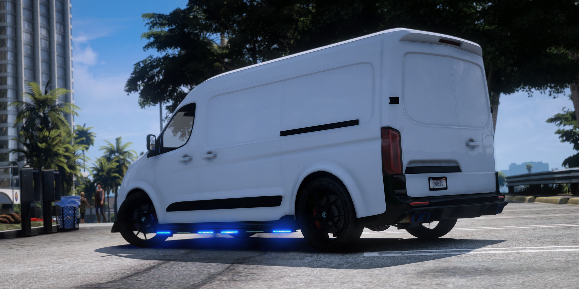 Bravado Blackline Police Transport Van - Non Els | FiveM Police Car