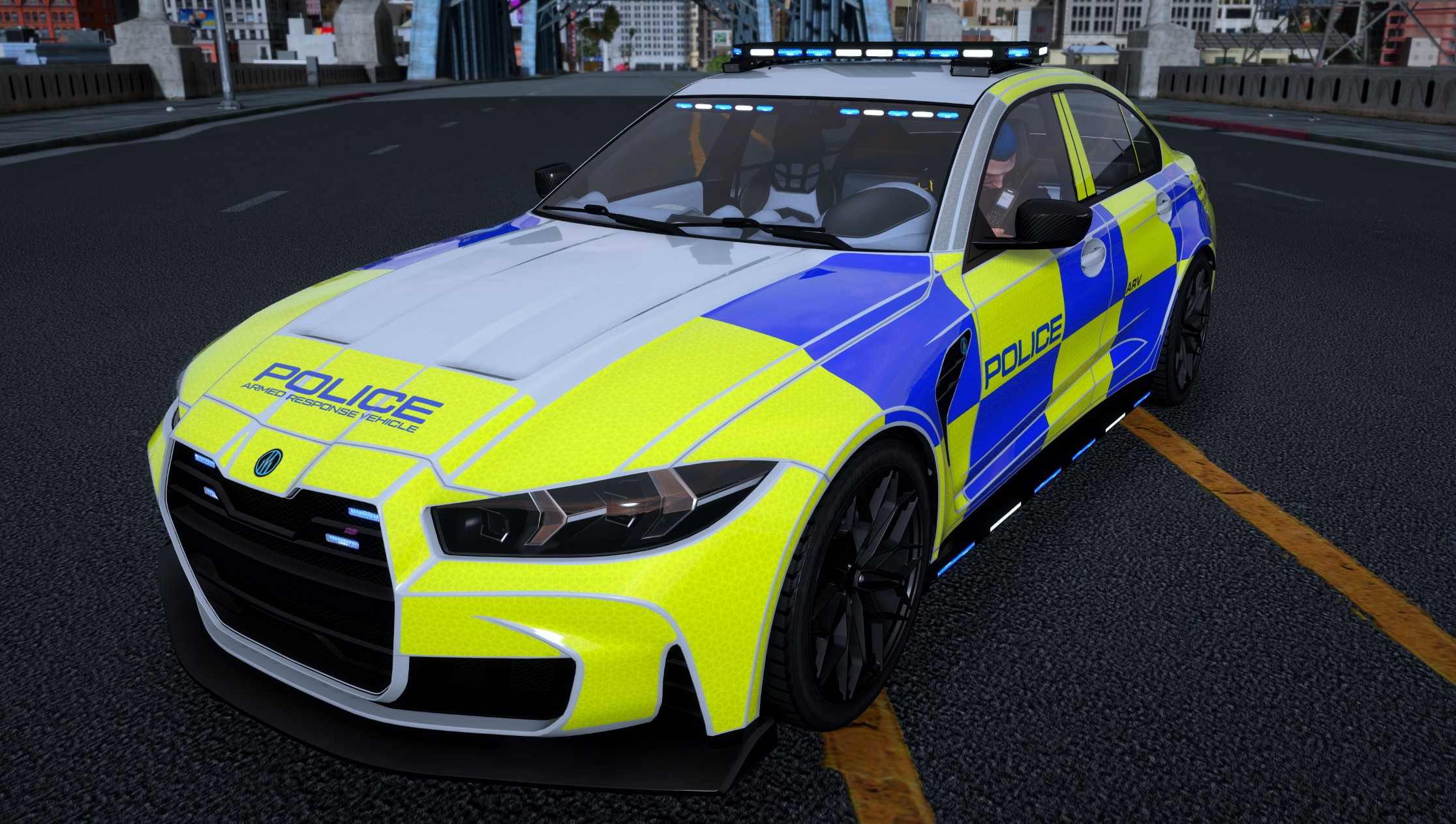 Sentinel GTS Multi Police - Non Els | FiveM Police Car | Ghost X
