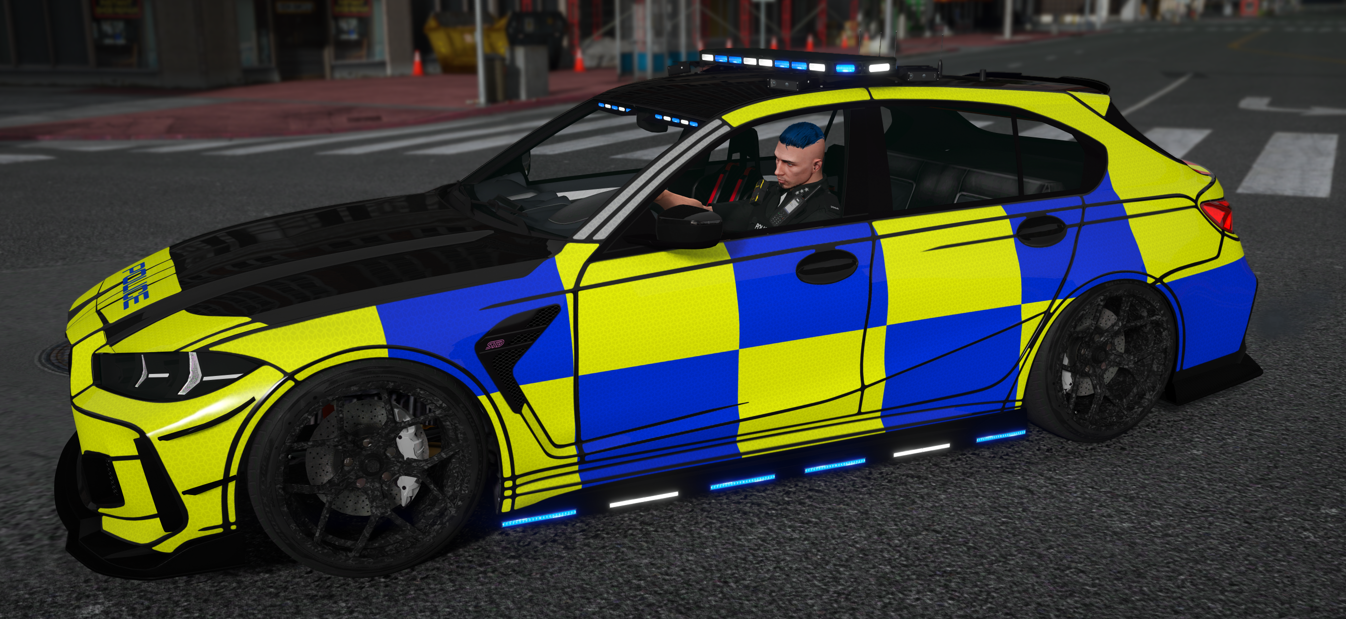 Sentinel Max Hatchback Police - Els | Non-ELS Police Car - GXD FiveM