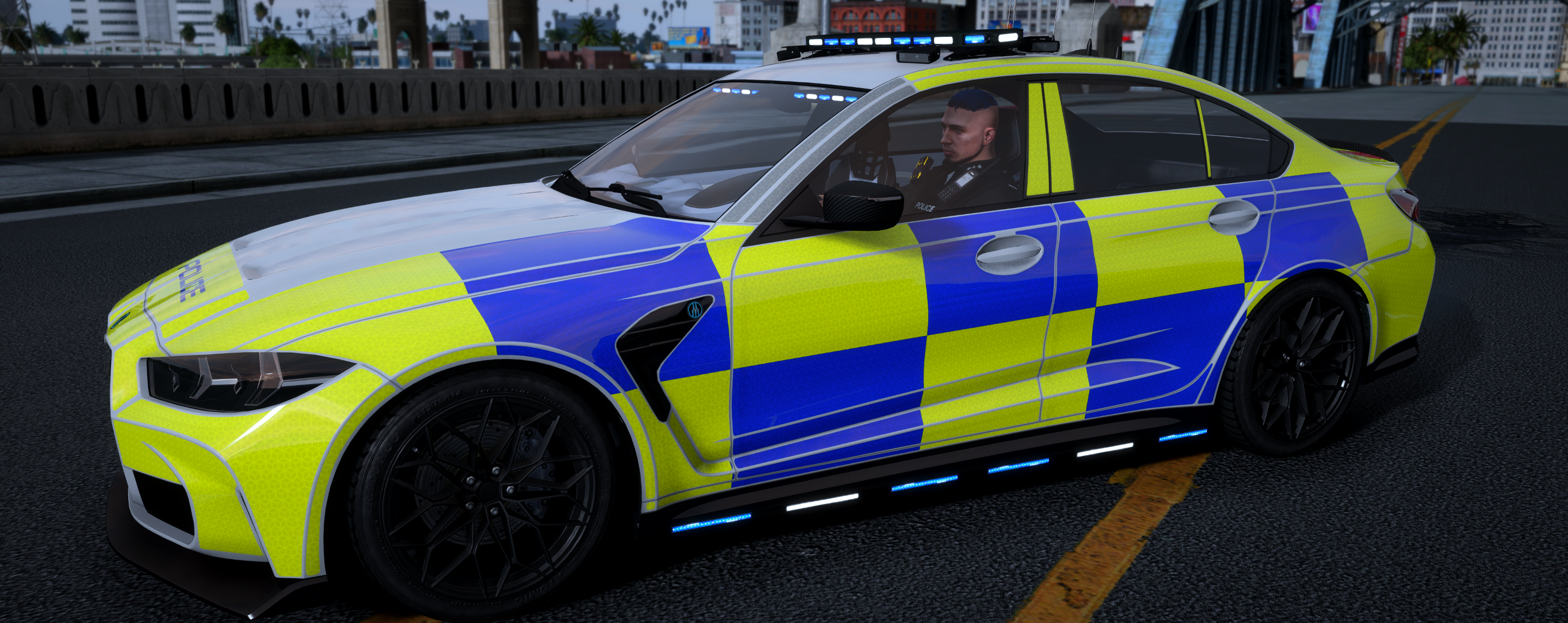 Sentinel GTS Multi Police - Non Els | FiveM Police Car | Ghost X De
