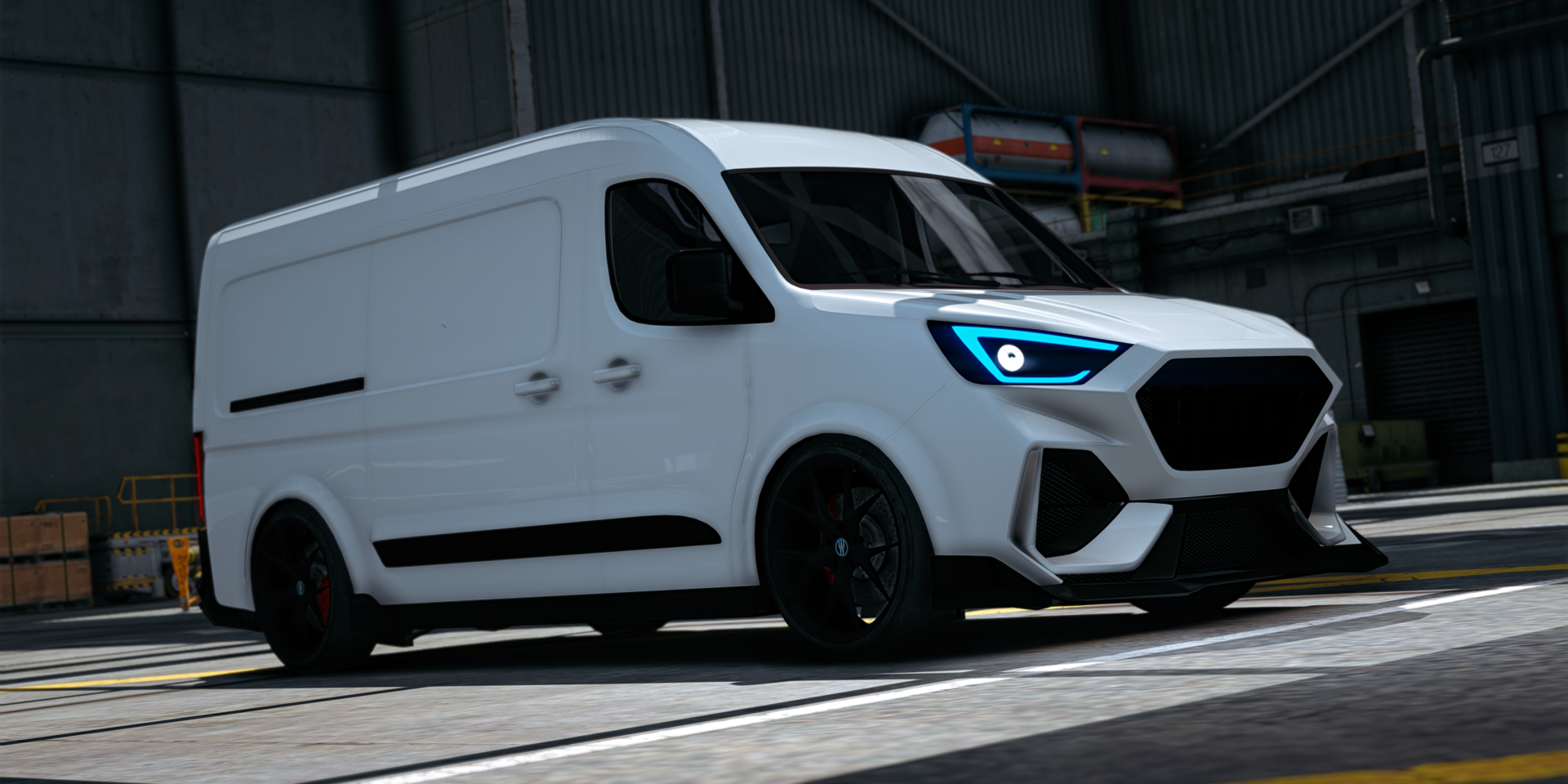 Bravado Blackline Custom Van | Lore-Friendly FiveM Asset | Ghost