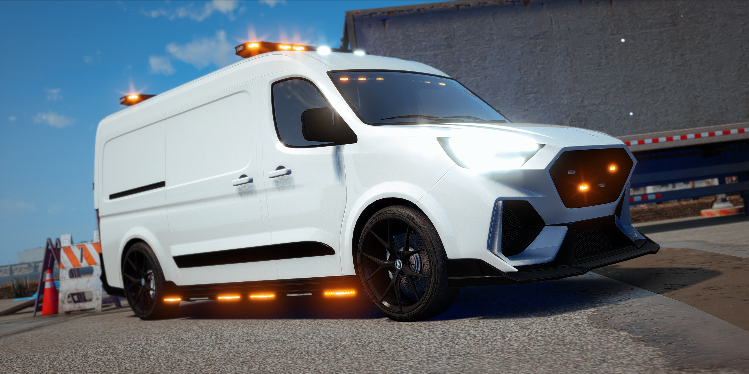 Bravado Blackline Mechanic Van - Non Els | Lore-Friendly FiveM Car