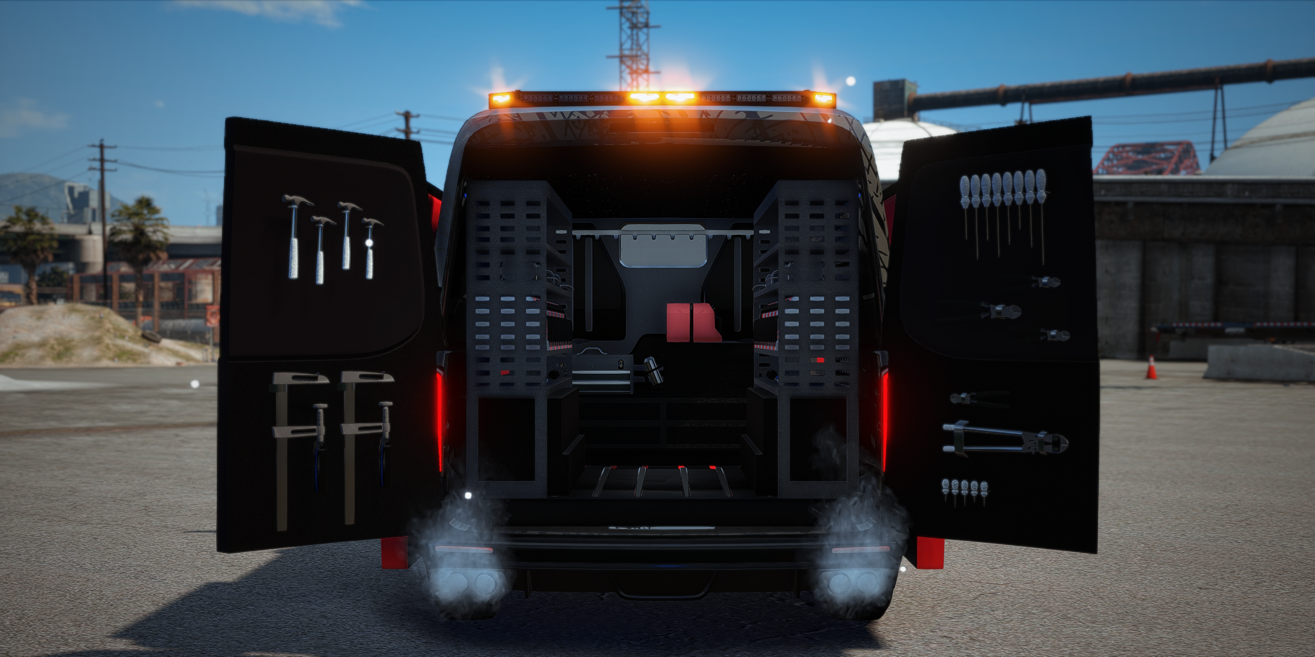 Bravado Blackline Mechanic Van - Non Els | Lore-Friendly FiveM Car