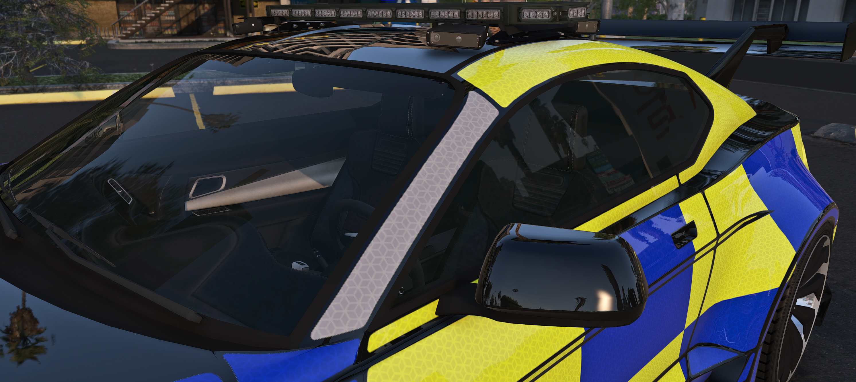 Dominator Hunter Police Marked ELS | FiveM Police Car | Ghost X Dev