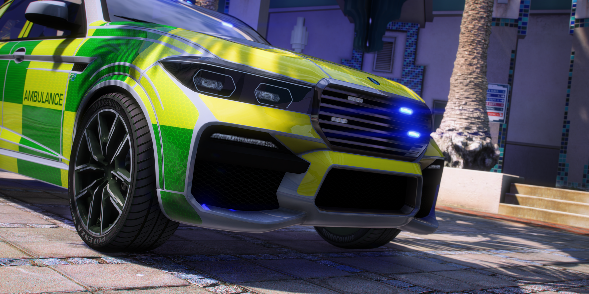 Rebla Ambulance All Livery - Non Els | FiveM EMS Vehicle | Ghost