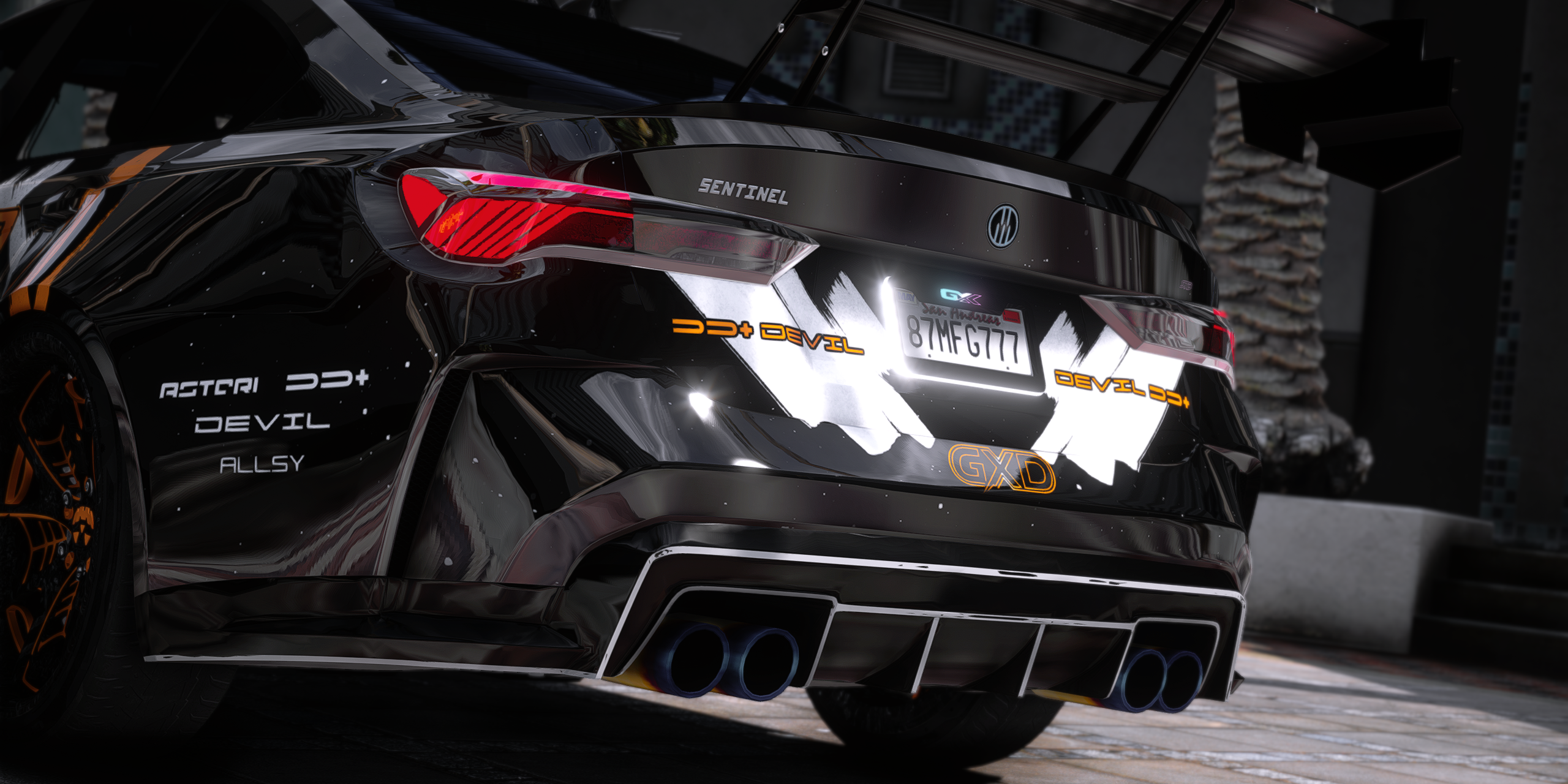 Sentinel Race Bodykit Civ / Halloween | Lore-Friendly FiveM Car - GXD