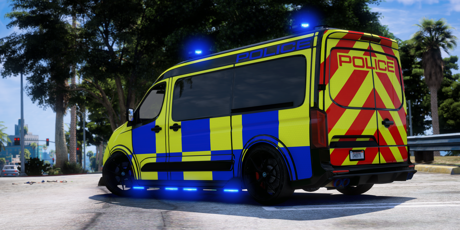Bravado Blackline Police Transport Van - Non Els | FiveM Police