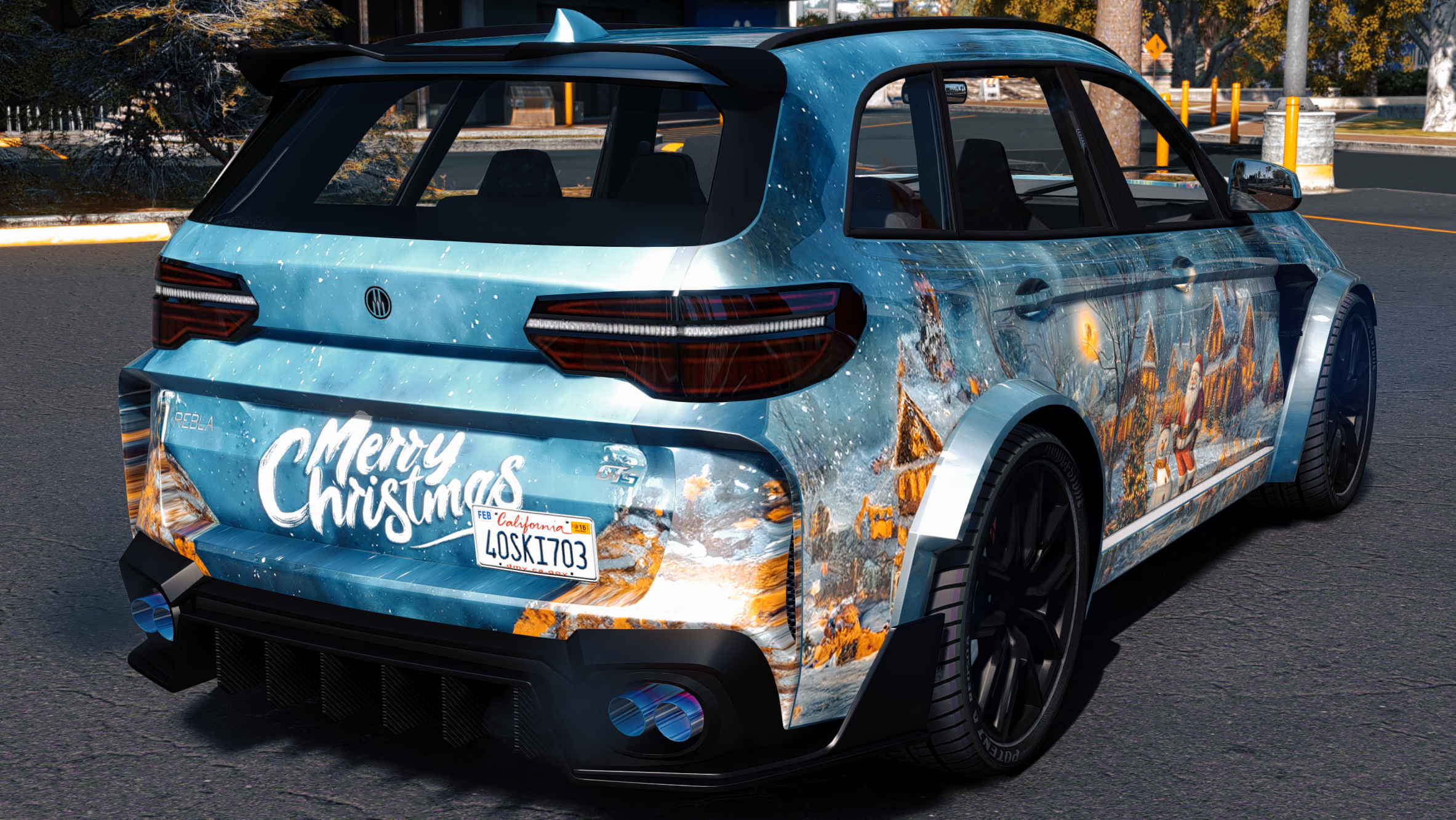 Rebla WB Christmas / CIV | Lore-Friendly FiveM Car | Ghost X Develop