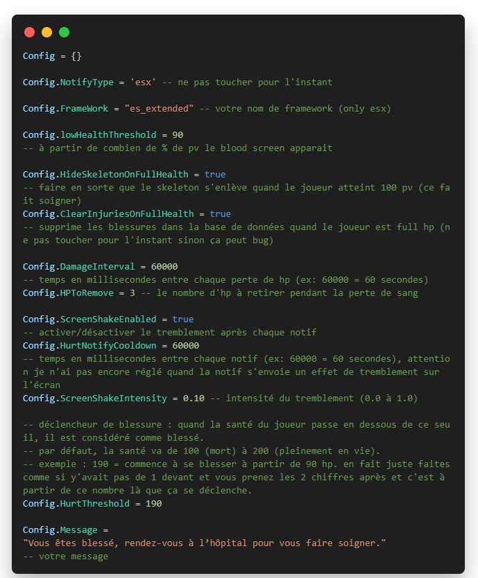 Kaznn Scripts · Damage Système
