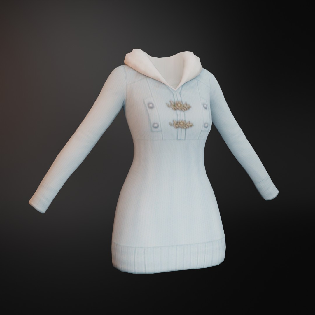 Pewe Studios Clothes · 096. PANZU JACKET DRESS [F]