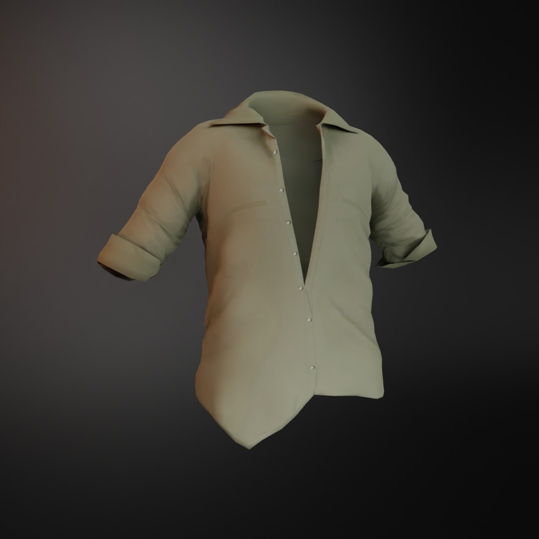 Pewe Studios Clothes · 011. COLLAR SHIRT [M]