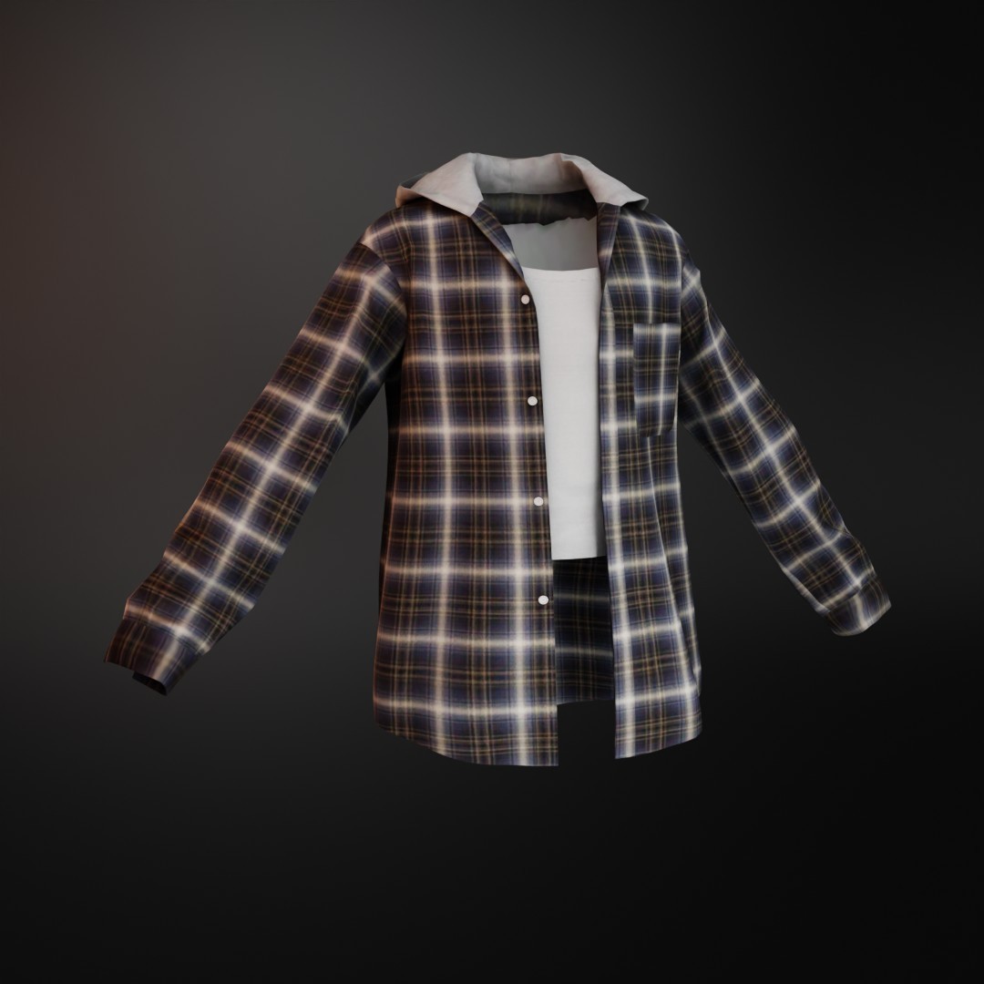 Pewe Studios Clothes · 038. HOODSHIRT [M]