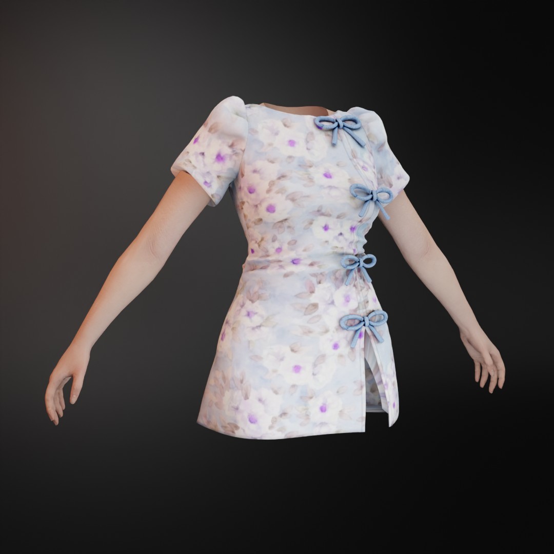 Pewe Studios Clothes · 067. UTI RIBBON DRESS [F]