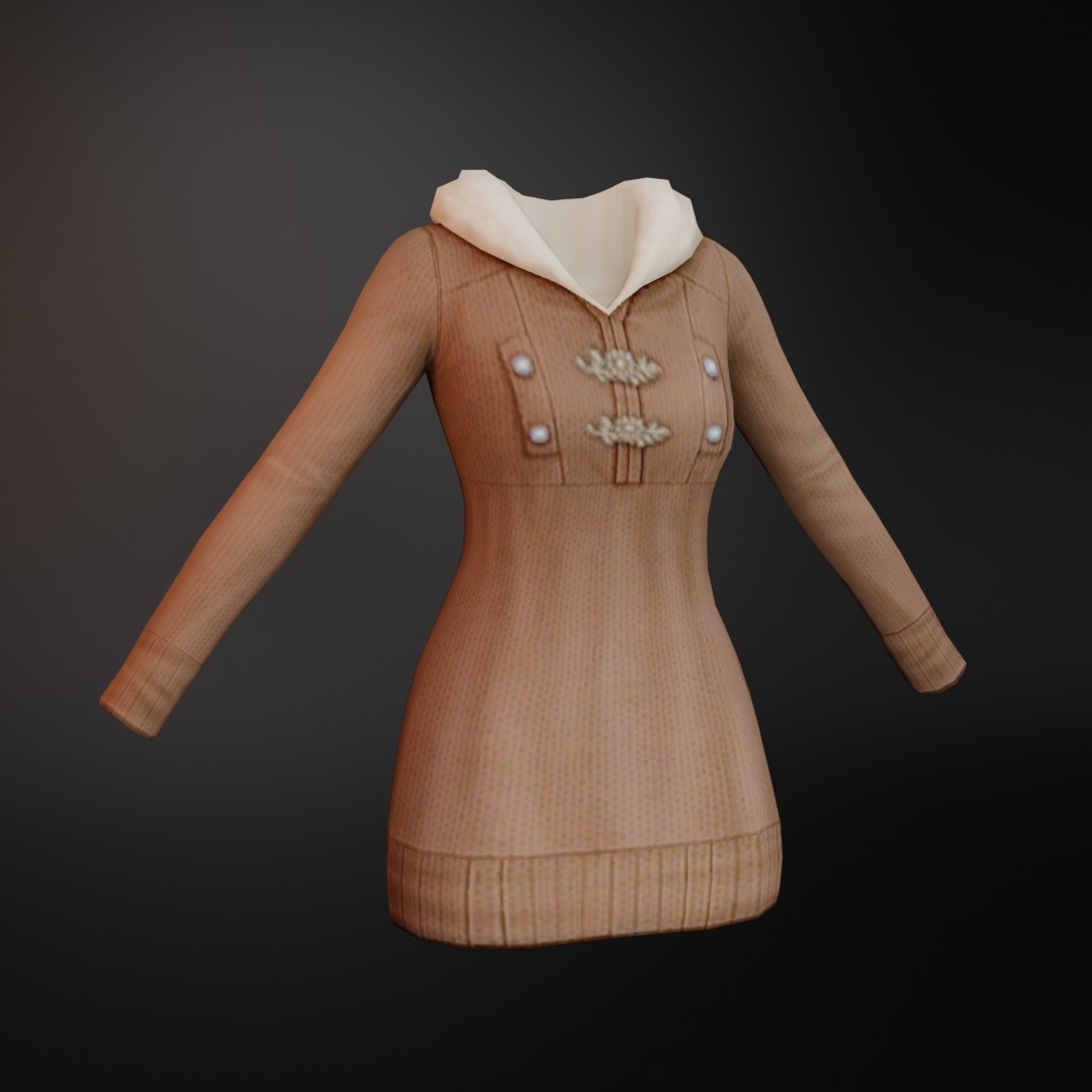 Pewe Studios Clothes · 096. PANZU JACKET DRESS [F]