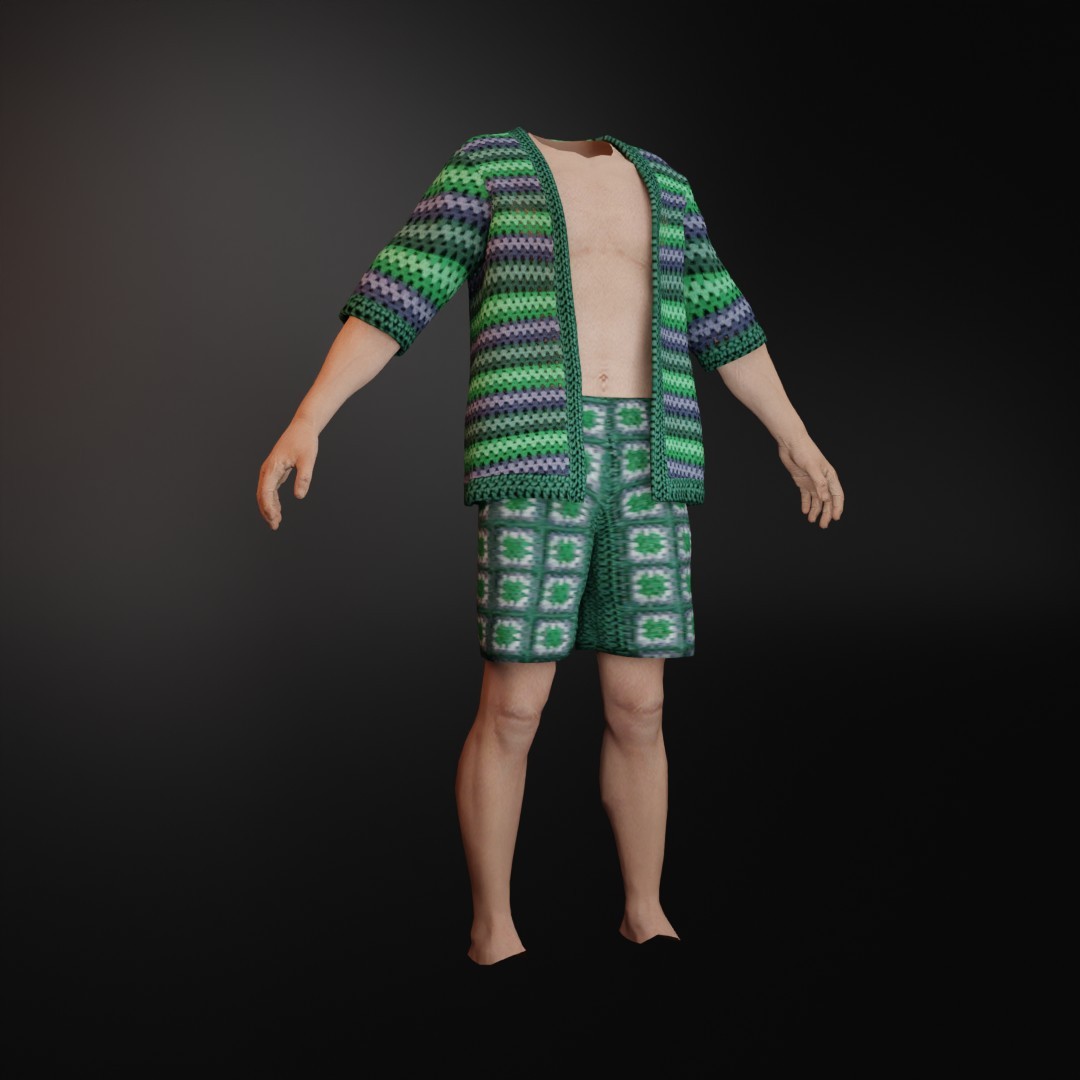 Pewe Studios Clothes · 035. CODEPLEX COAT SET [M]