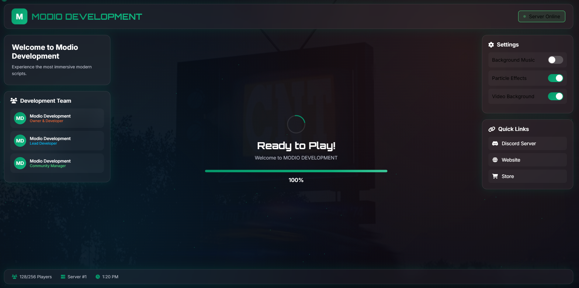 Modio Development · Modio Advanced Loading Screen