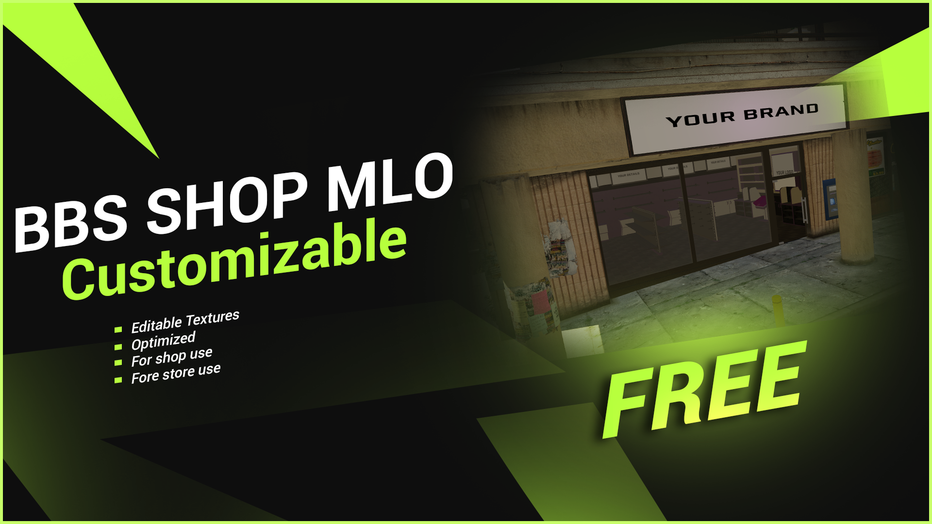 Big Bang Scripts · 🛒 BBS Customizable Shop MLO