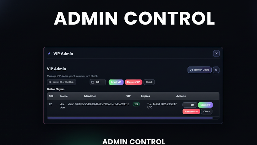 PAID - VIP System – Exclusive FiveM Membership & Rewards | VAG ...