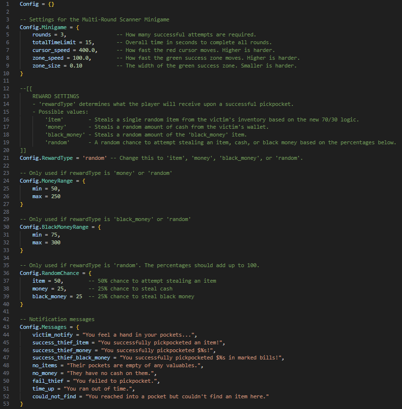 ResolveScripts · Pick Pocket
