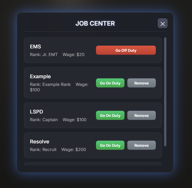 ResolveScripts · Multi Jobs/Jobs Selector