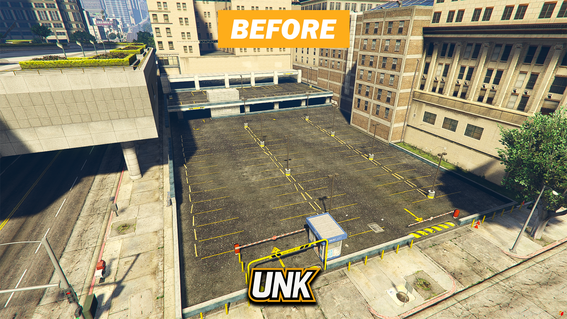 UNK STORE · 🅿️ Legion Square Parking – Redesigned
