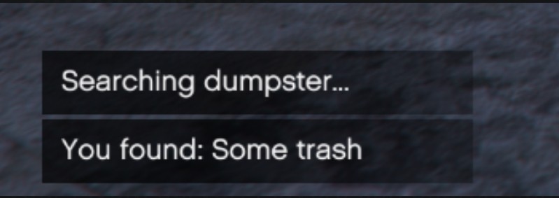 Mints Modifications Dumpster Diving Script