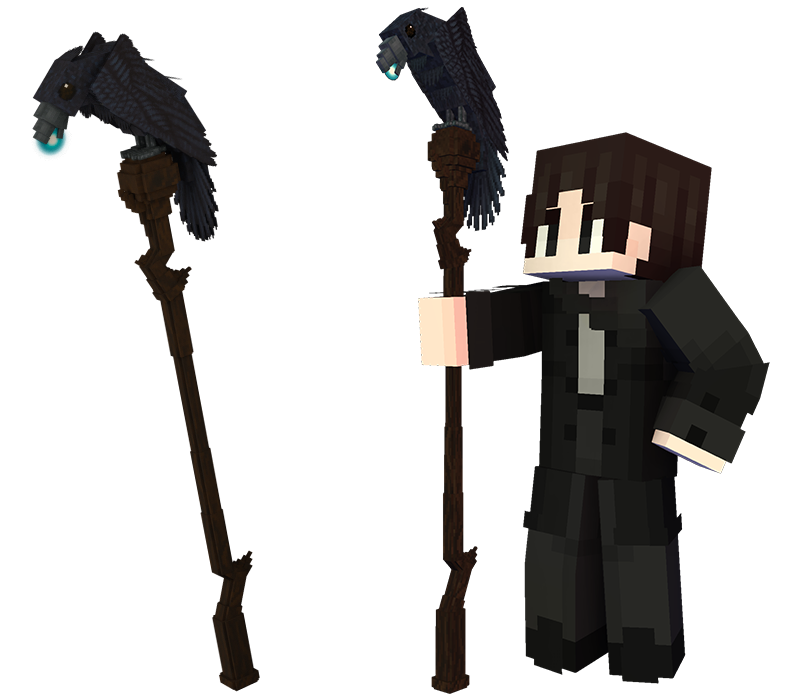 PotterworldMC | The Resting Raven Staff