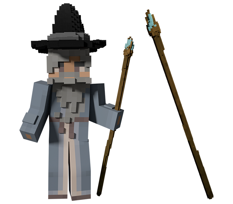 PotterworldMC | The Grey Wizard Staff