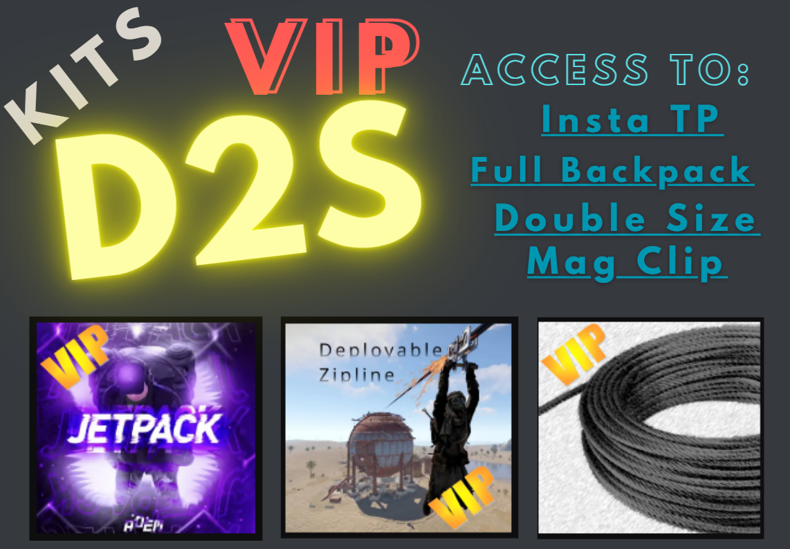 Dare2Survive Rust Servers | 🎃VIP for 7 Days.