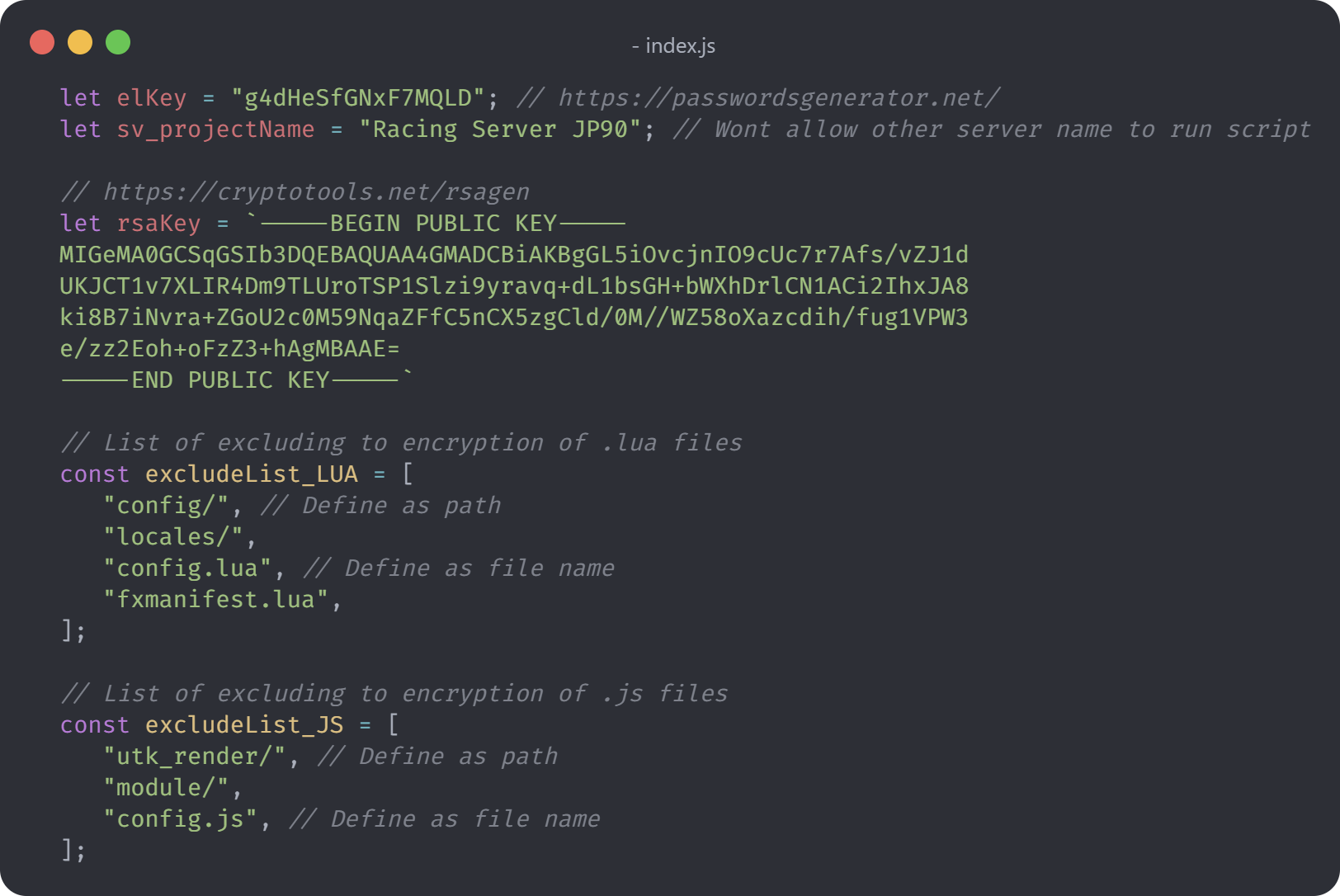 H@mer | LUA JS Encrypt