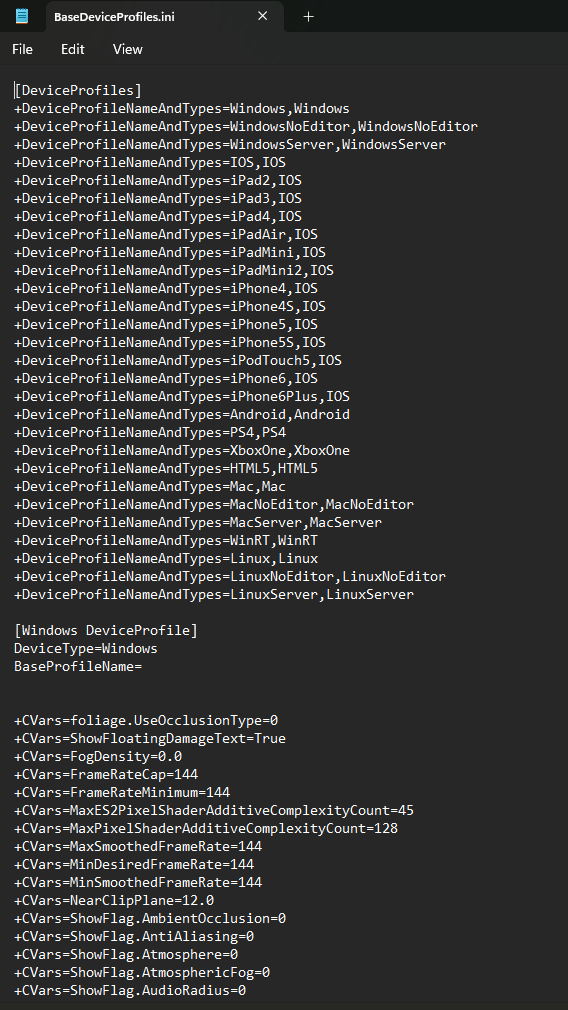 MIAMI 50X PVP | INI FILES/SETTINGS