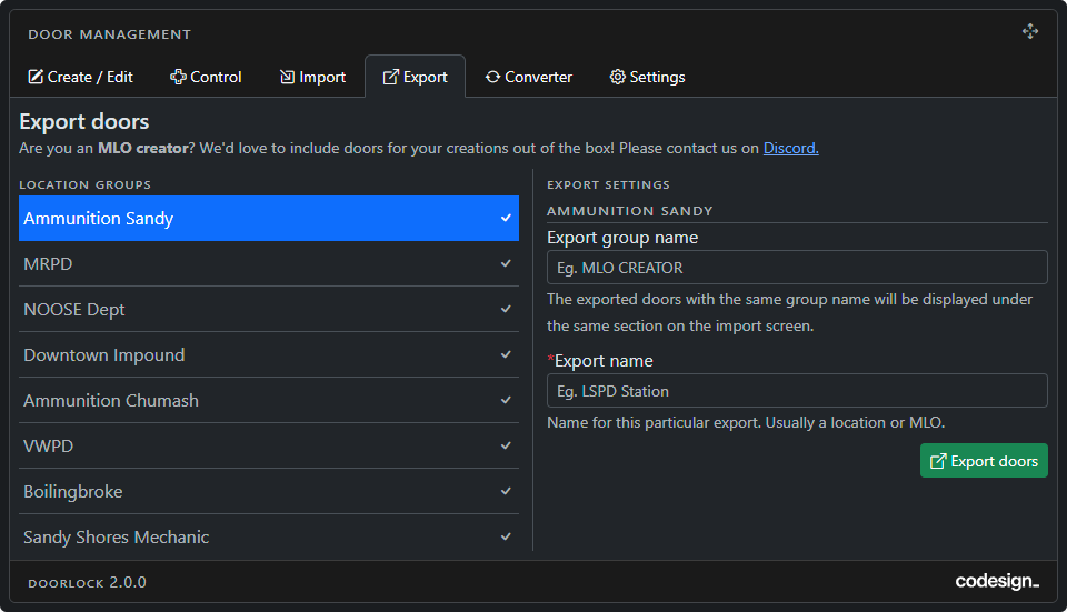 Codesign Software | Door Lock
