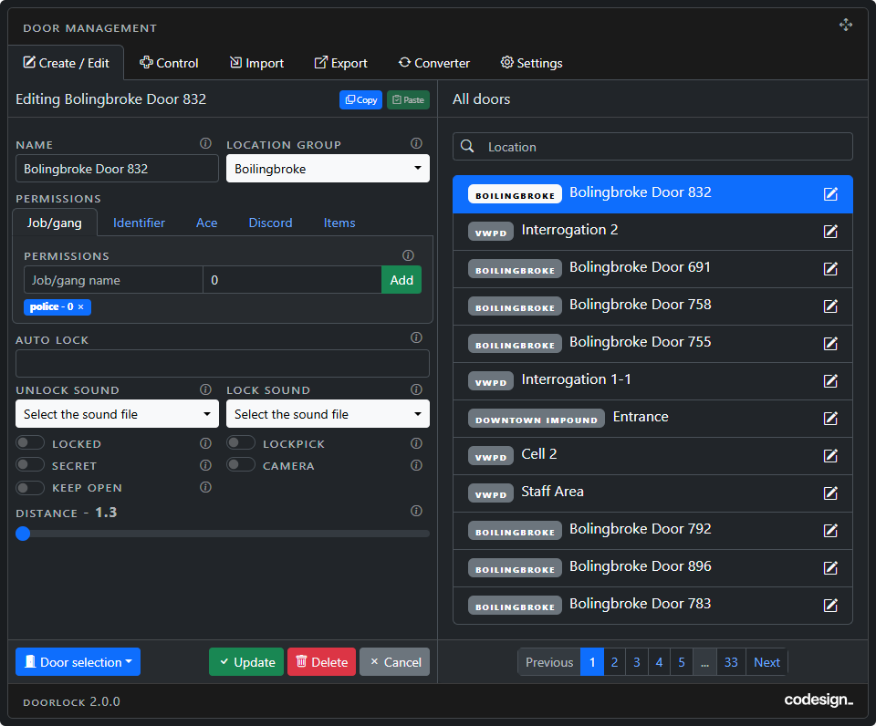 Codesign Software | Door Lock