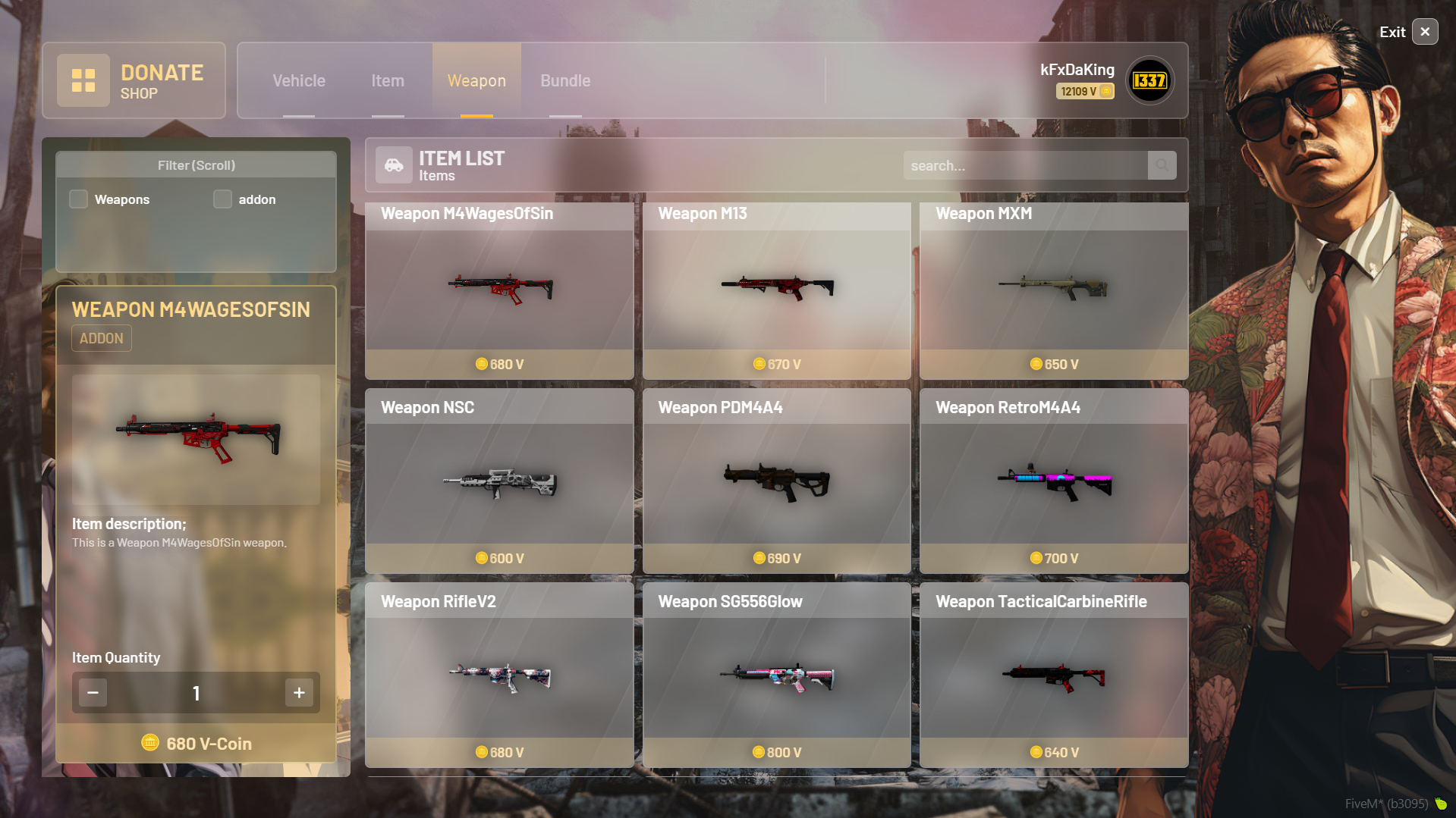 Obchod | [WARZ] 2000x V-coin