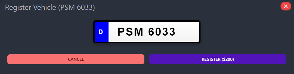 myScripts · myVehicleRegister